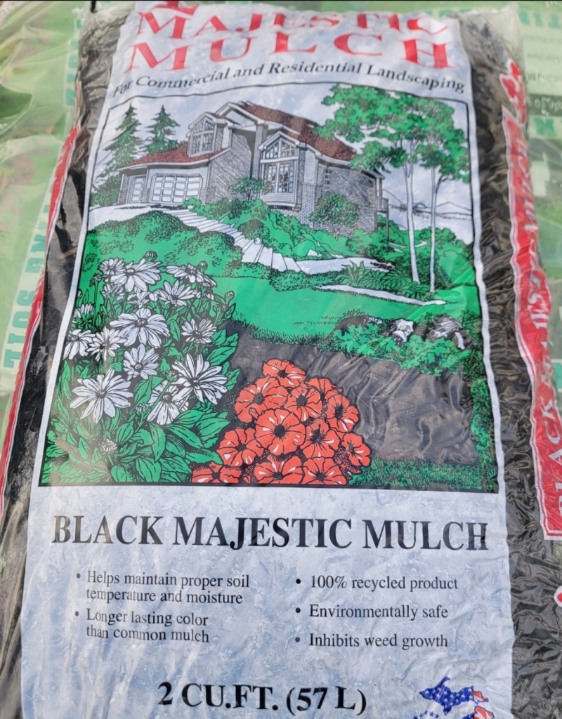 Bagged Black Mulch - Best Bark & Stone